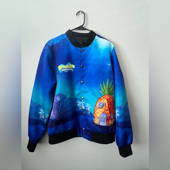 Jackets & Coats | Spongebob Squarepants Bomber Jacket | Poshmark